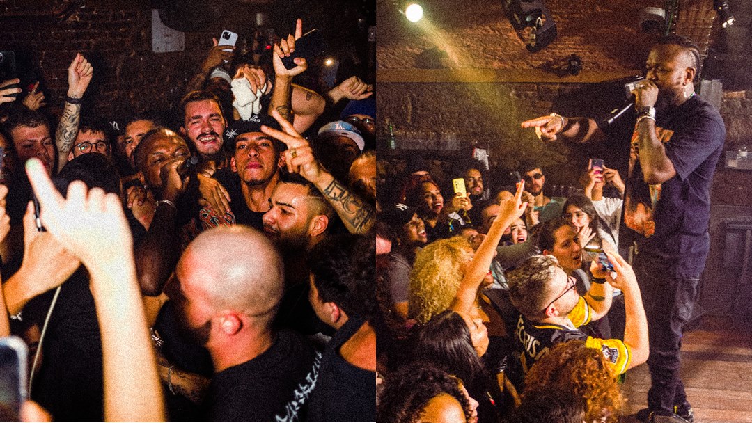 Djonga chega à Europa e faz show histórico em Barcelona