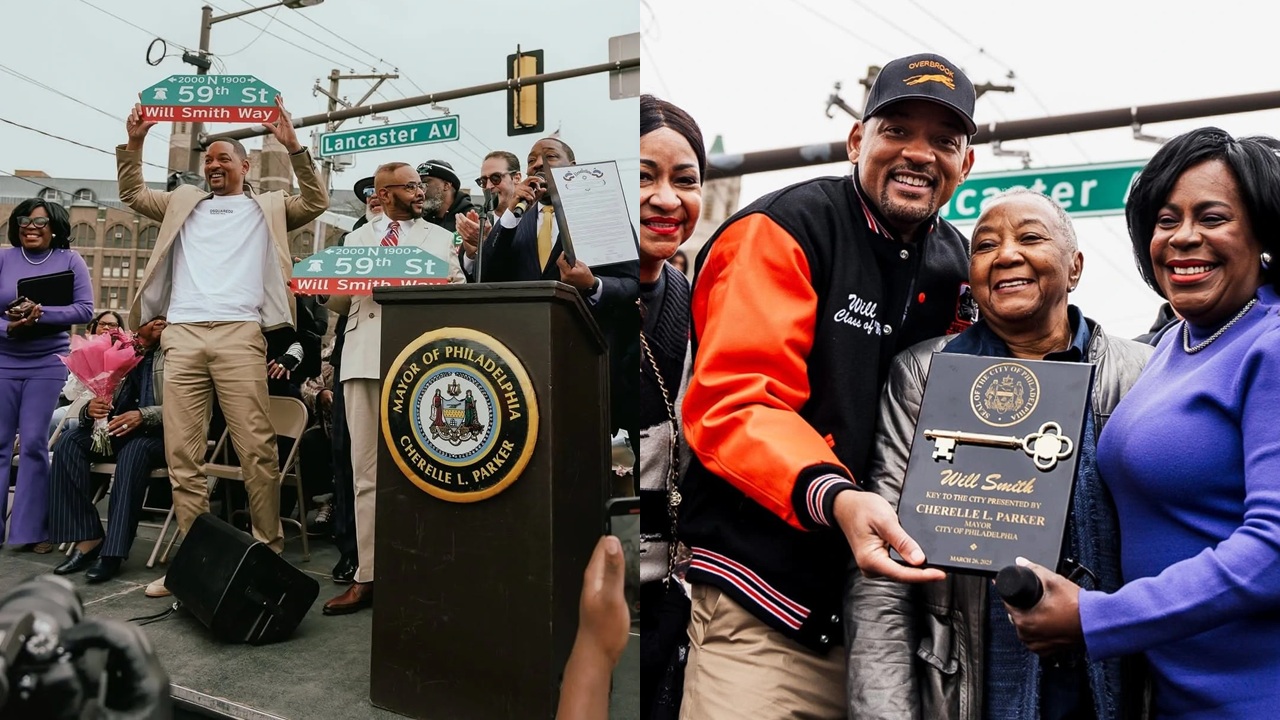 Will Smith recebe homenagem na Filadélfia com rua em seu nome e chave ...